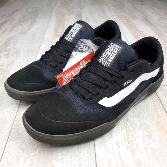 Vans | Shoes | Vans Ave Pro Black White | Poshmark